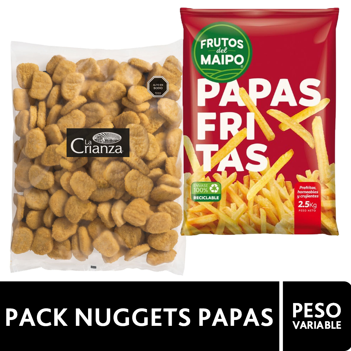 Pack Nuggets Papas | Nugget y Empanizados | Elaborado | General ...