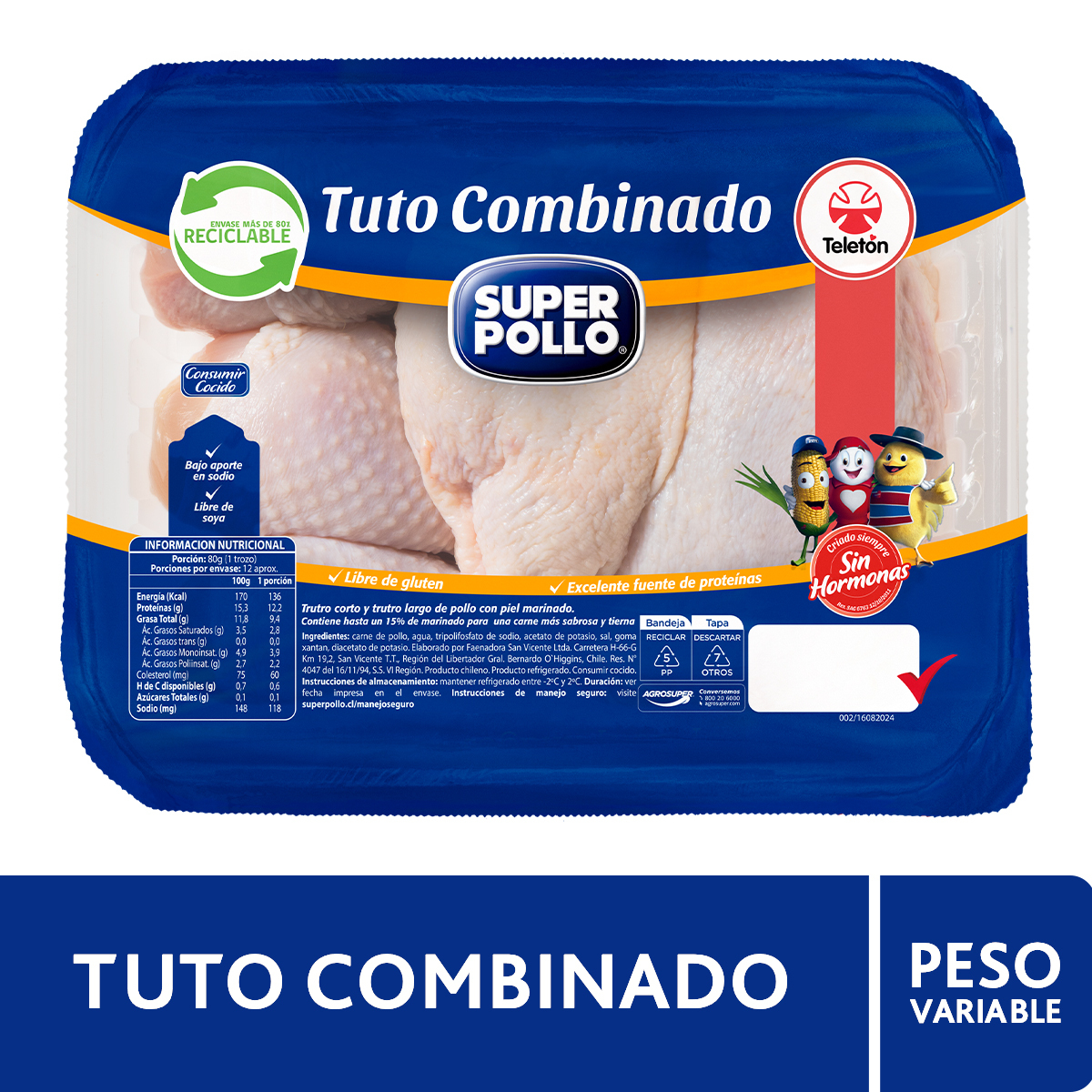 Trutro Combinado de Pollo | Trutro | Pollo | General | Agrosuper Ventas ...