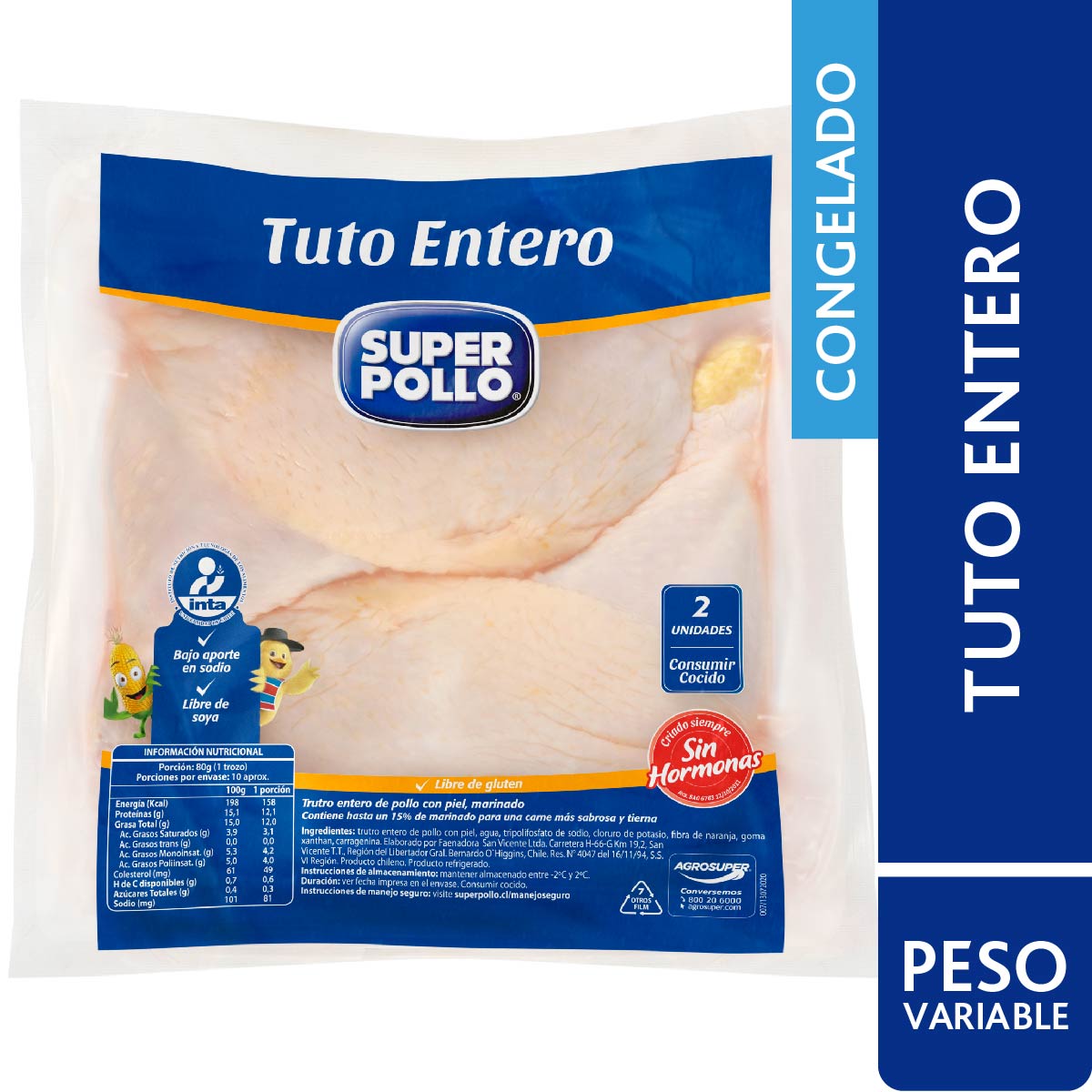Trutro Entero de Pollo | Trutro | Pollo | General | Agrosuper Ventas Online