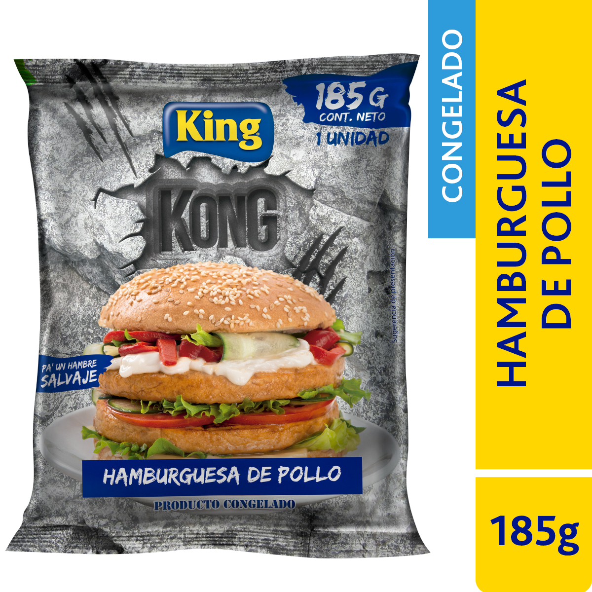 Hamburguesa King Kong de Pollo | Hamburguesa | Elaborado | General ...
