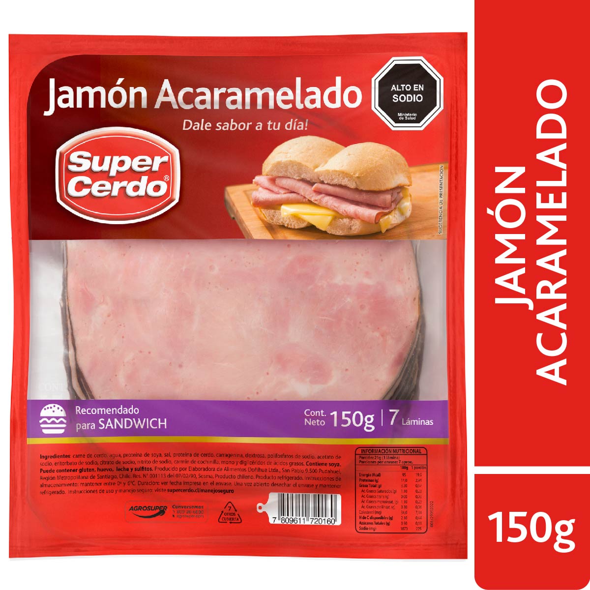 Jamon Acaramelado de Cerdo | Jamon y Fiambres | Cecina | General ...