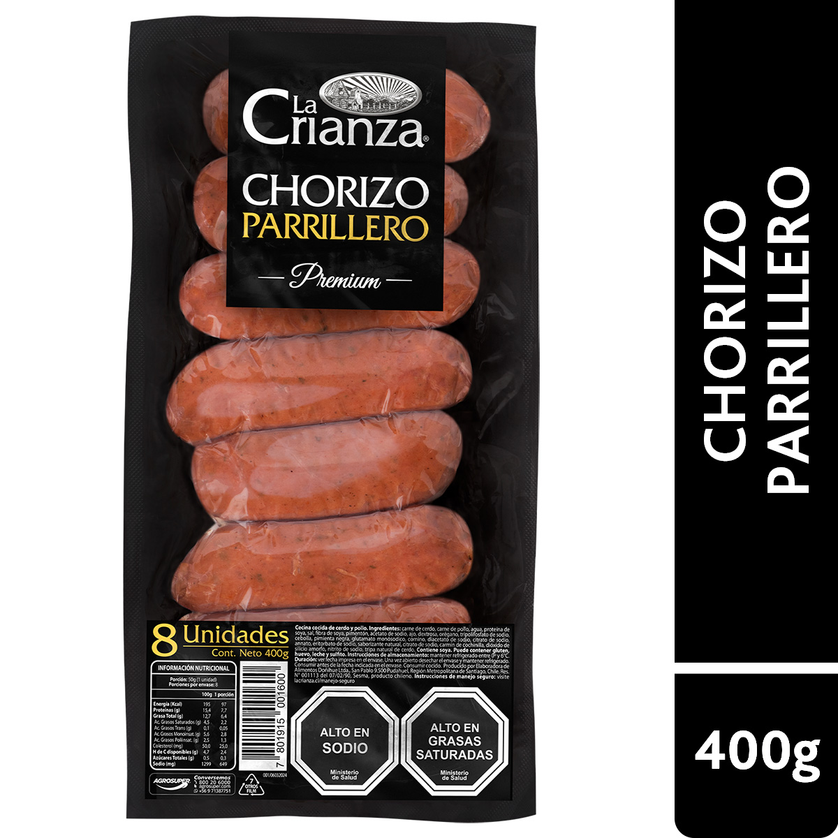 Chorizo Parrillero | Parrilleros | Cecina | General | Agrosuper Ventas ...