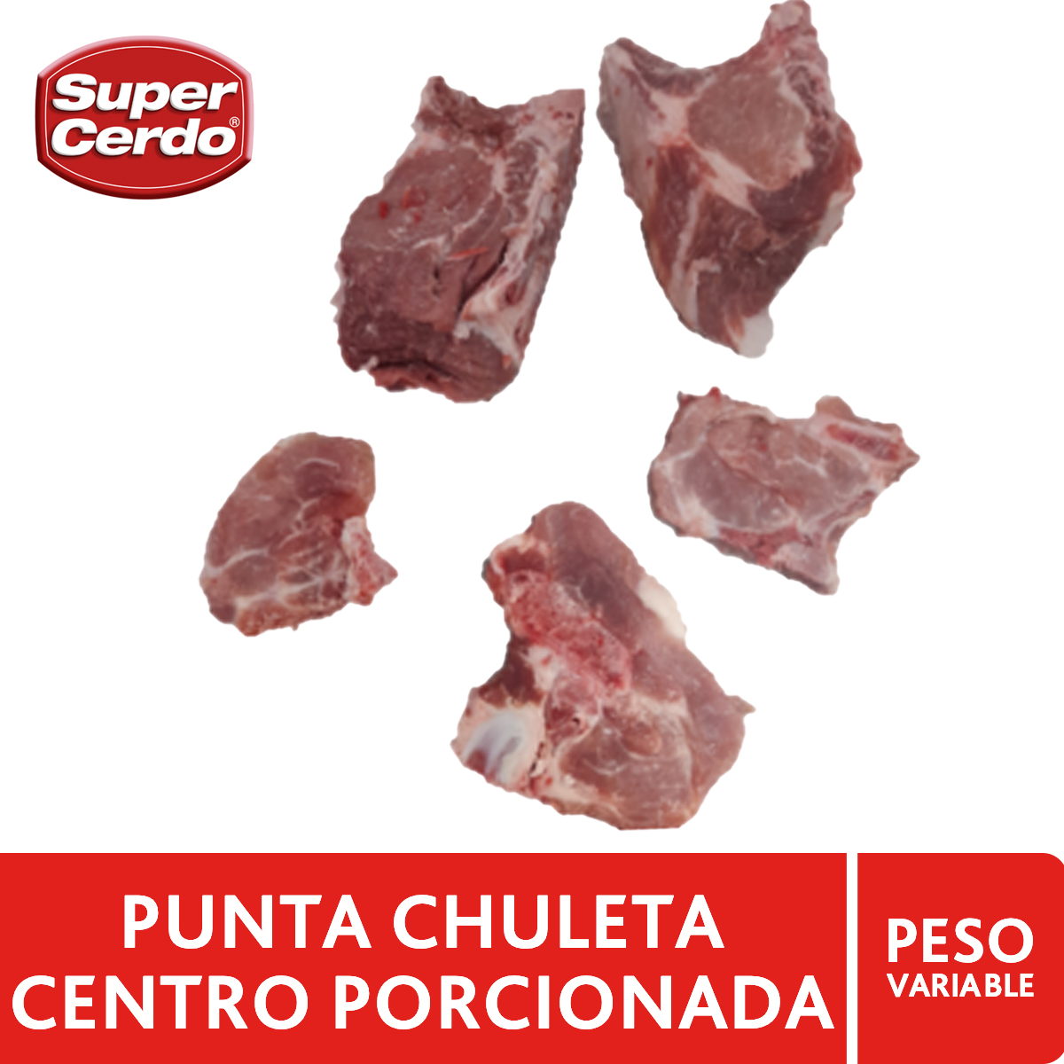 Punta Chuleta Centro Porcionada | Chuleta | Cerdo | General | Agrosuper ...