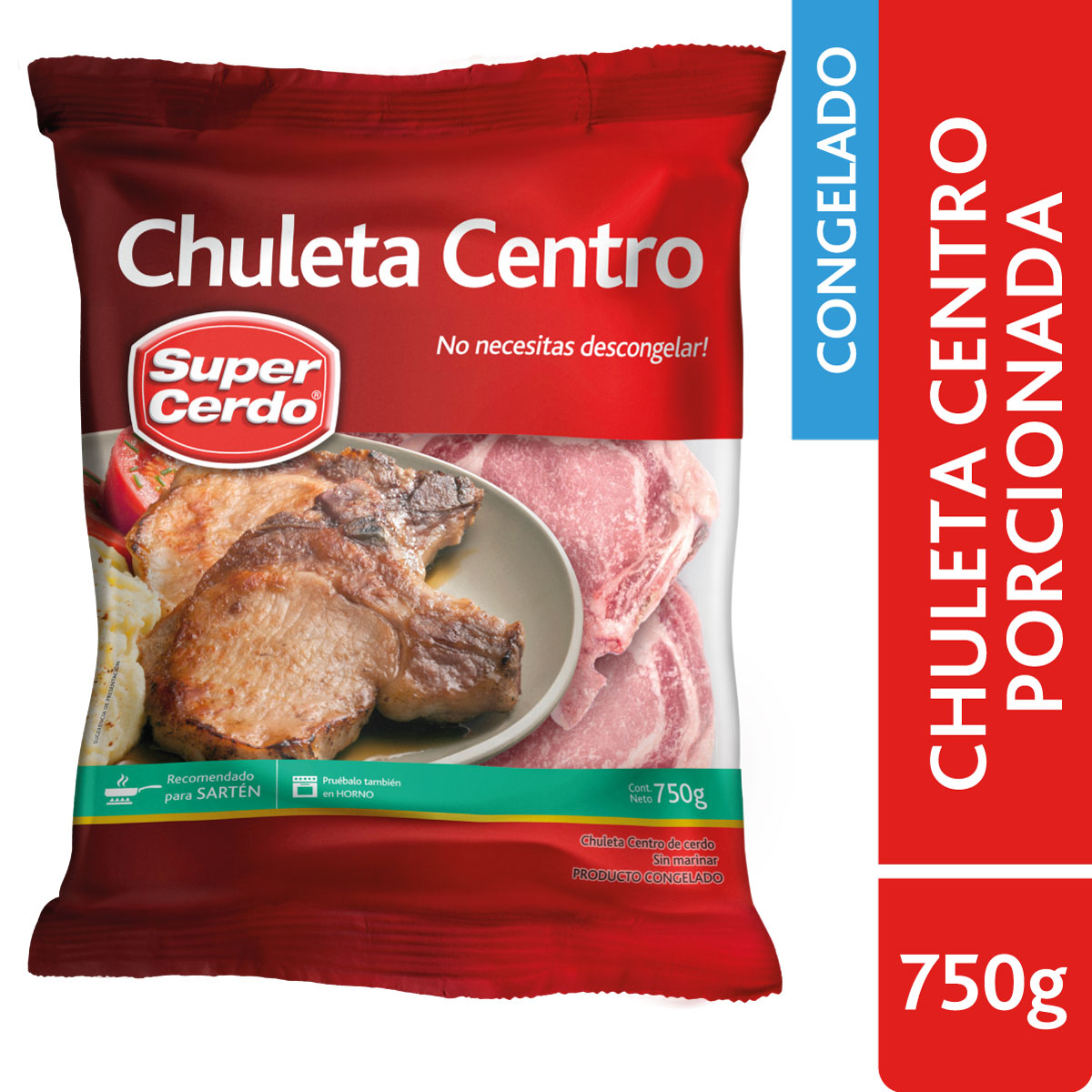 Chuleta Centro de Cerdo Porcionada | Chuleta | Cerdo | General ...