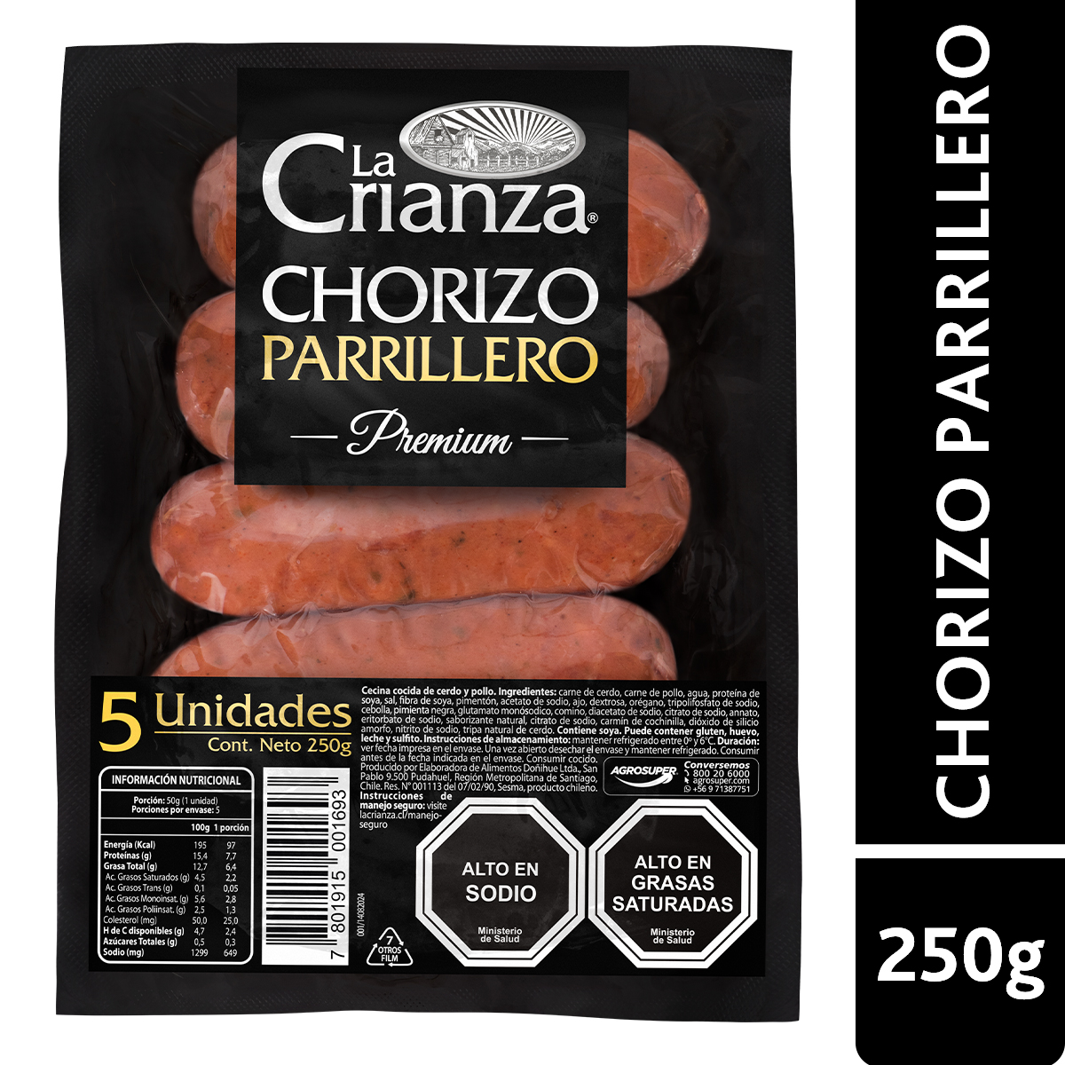 Chorizo Parrillero | Parrilleros | Cecina | General | Agrosuper Ventas ...