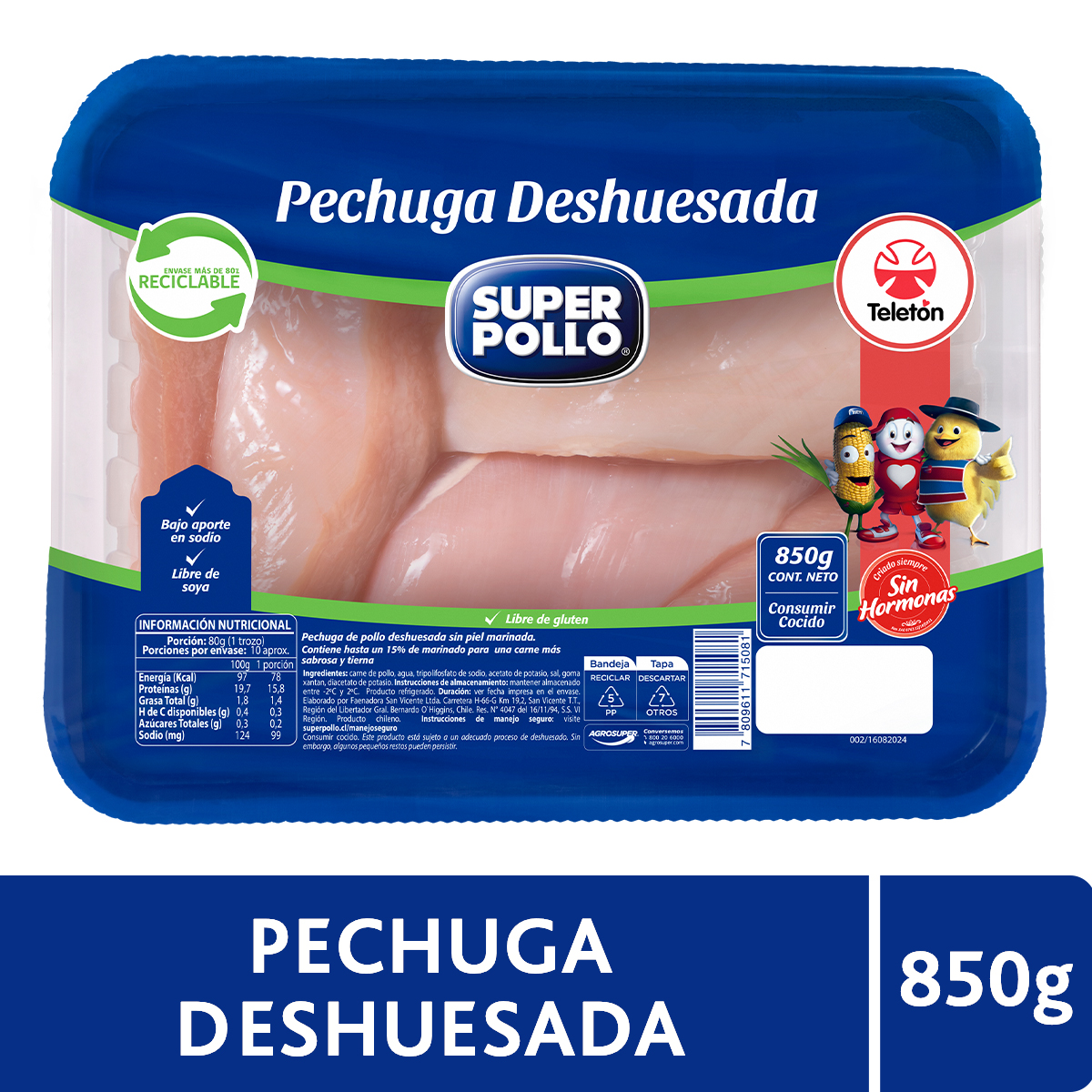 Pechuga Deshuesada de Pollo | Pechuga | Pollo | General | Agrosuper ...