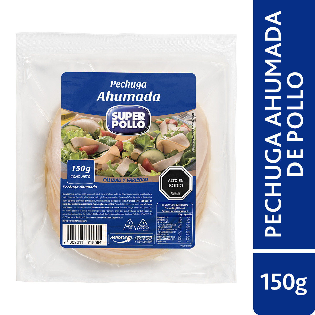 Pechuga Asada de Pollo | Cecinas Pechuga | Cecina | General | Agrosuper ...